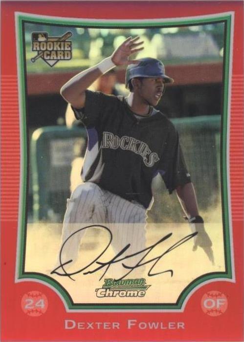 2009 Bowman Chrome - Dexter Fowler #199 Red Refractor /5 (RC) for sale ...