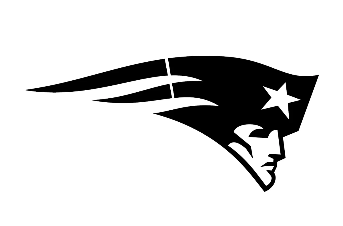 New England Patriots Logo Black And White