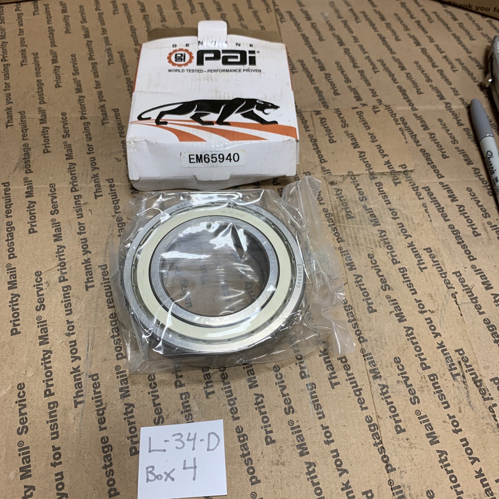 Pai EM65940 Main Drive Bearing Mack T2080 B / T2130 / T2180 Application ...