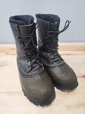 Men's LaCrosse Iceman Fiberglass Shank Insulated Winder Duck Boots Size ...