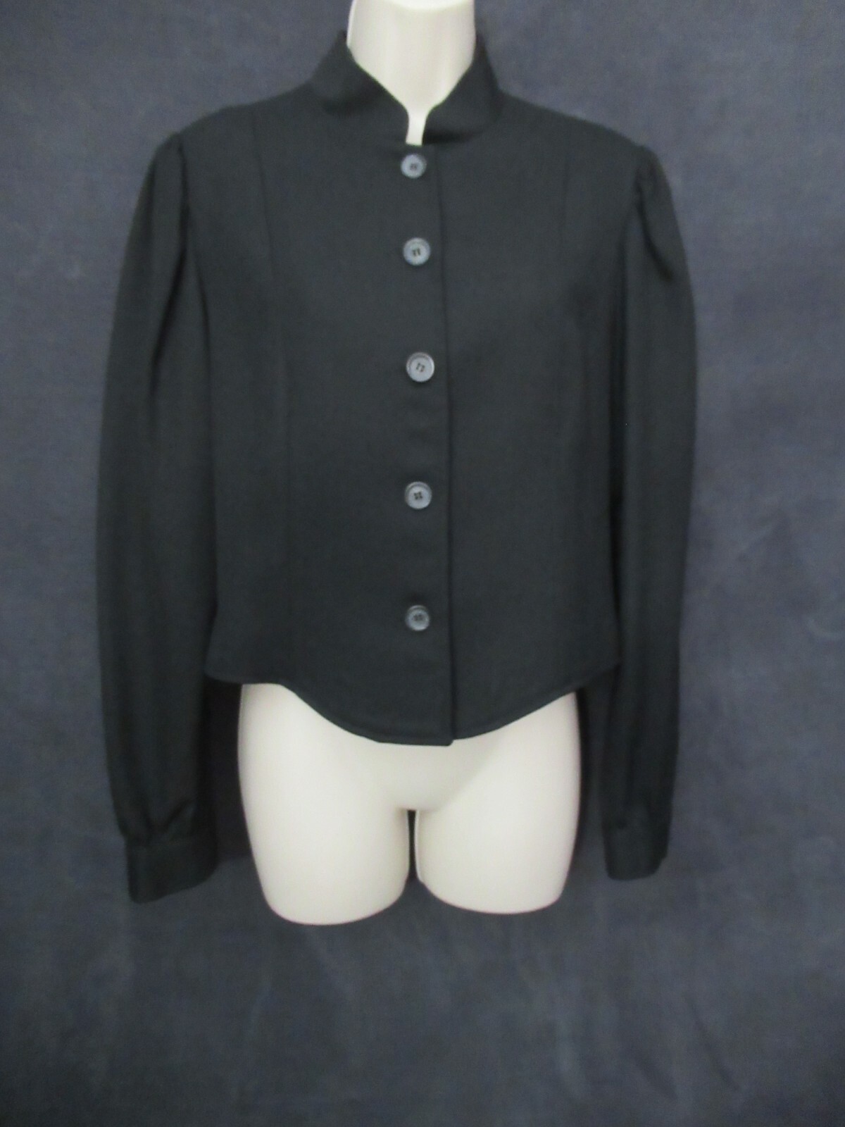 Vintage Donald Brooks Boutique Black Military Mod Ste… - Gem