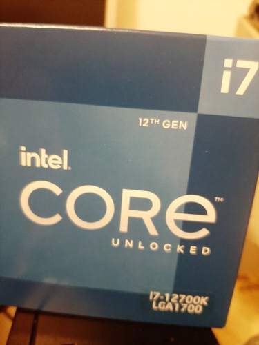 Intel Core i7-12700K "BOX ONLY NO GRAPHICS CARD BOX ONLY" | eBay
