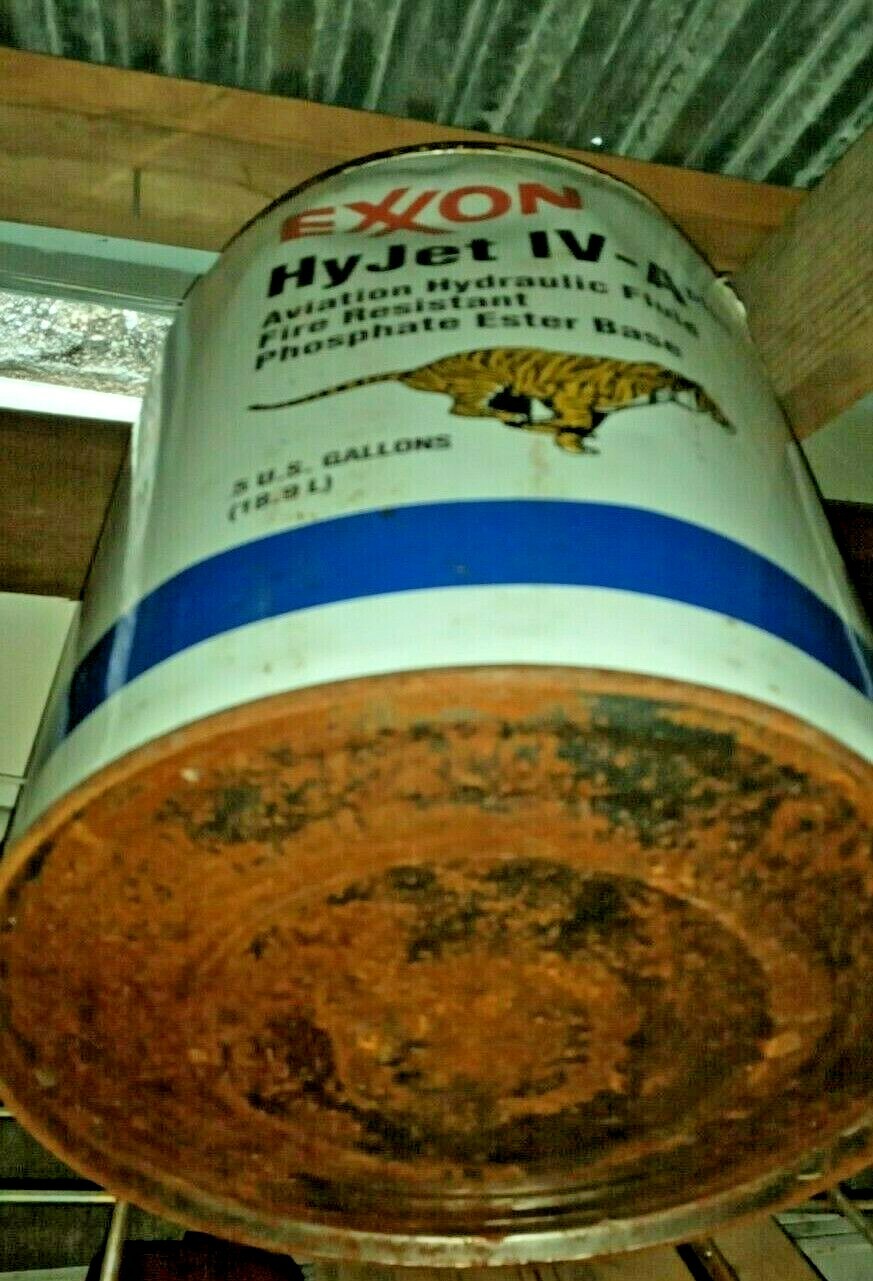 Exxon Mobil HyJet IV-A Plus Aviation Hydrualic Fluid 5 Gallon Can | eBay