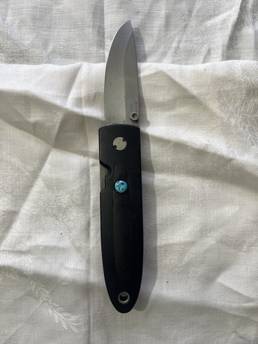 VINTAGE BUCK CROSSLOCK MODEL 180 POCKET KNIFE USA W/CLIP SINGLE BLADE ...