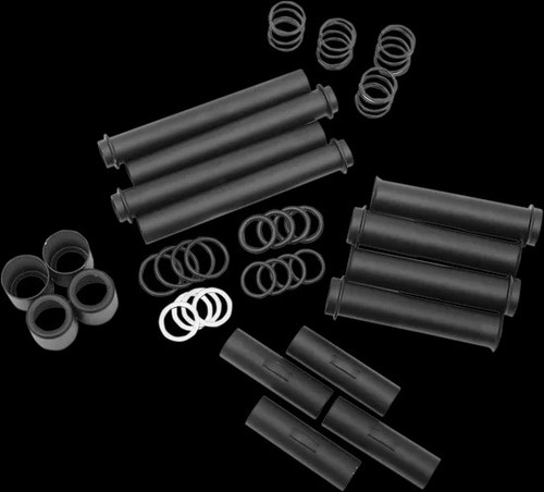DS Black Pushrod Tube Cover Kit for Harley CVO Ultra Classic 10-13 | eBay