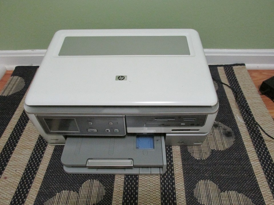 HP Photosmart C8180 All-In-One Wireless Printer w Built-in DVD Burner ...