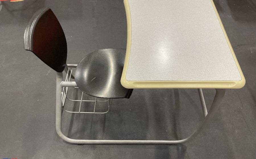 USED combo sled STUDENT DESKS. DISCOUNTED - SLIGHT DAMAGE (pictured) 20 ...
