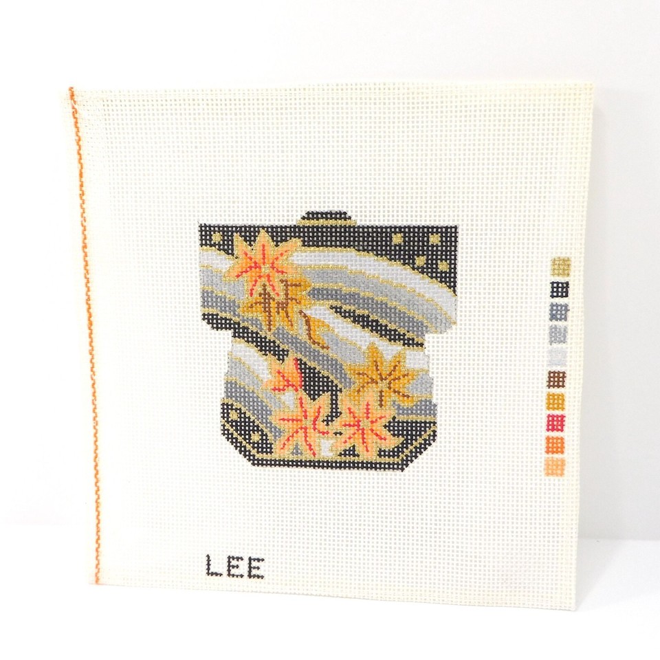 Lee Designs Japanese Design Petite Kimono Needlepoint Canvas Hand ...