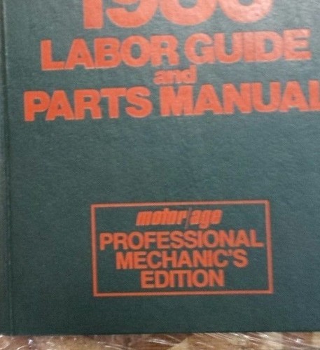 1983 CHILTON MOTOR LABOR GUIDE, PARTS MANUAL | eBay