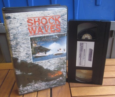 SHOCK WAVES speedboat crashes VHS powerboat Powersports Video water ...