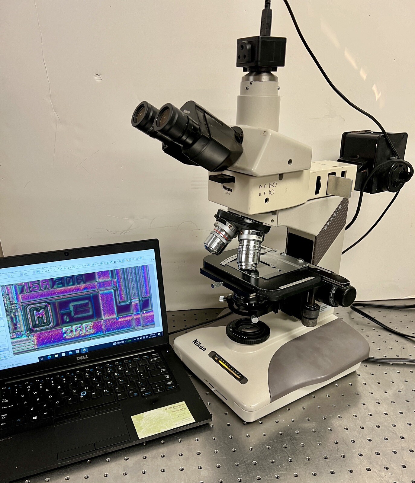 Nikon Optiphot 2 Nomarski DIC BF.DF Optiphot 100 Microscope | eBay