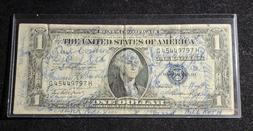 SHORT SNORTER $1 Note 1935 E Silver Certificate G45449797H | eBay