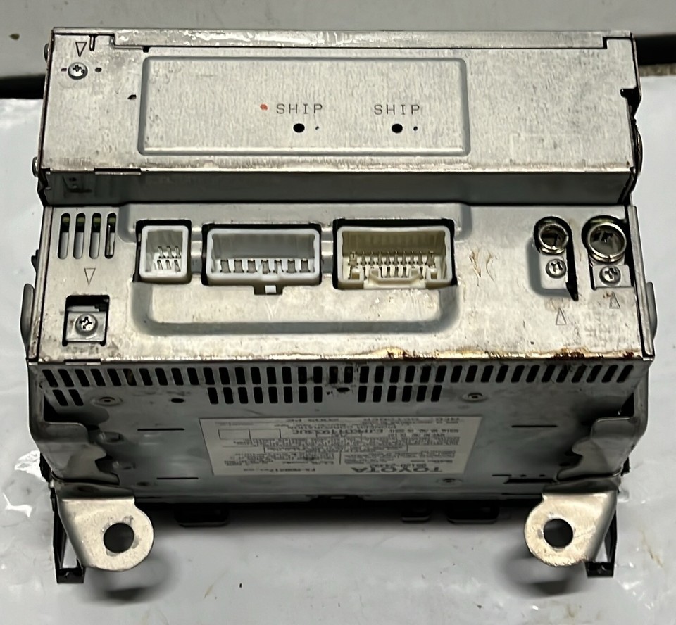 06-10 LEXUS SC430 AM/FM RADIO CASSETTE 6 DISK STEREO AUDIO PLAYER 86120 ...