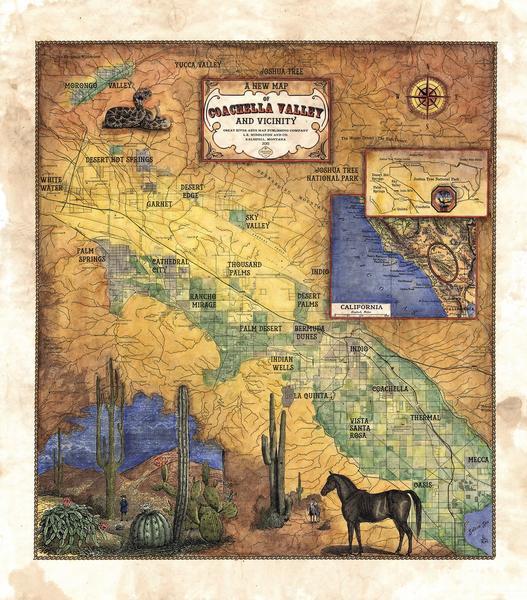 Mapa De Coachella, California