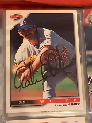 GABE WHITE AUTOGRAPHED SIGNED 1996 SCORE CARD EXPOS COA | eBay