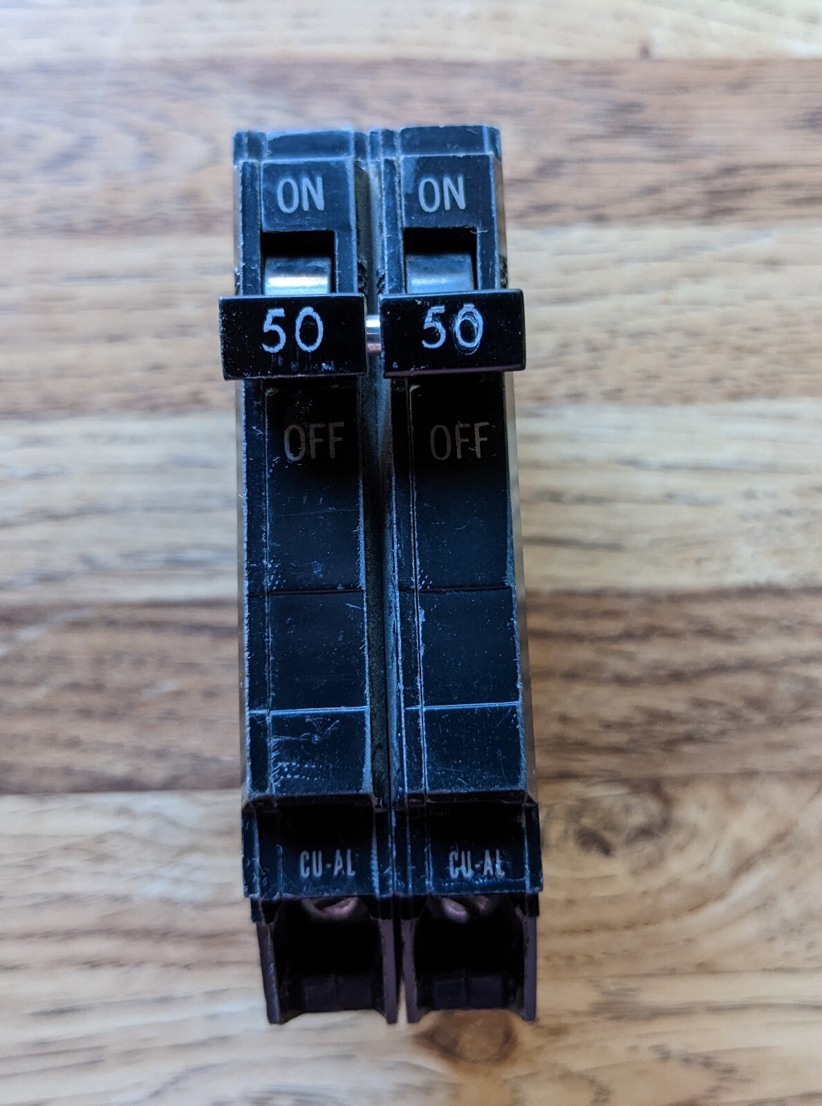 Lot of 2 GE 50 Amp 2 Pole Type THQP250 120-240 V Circuit Breaker | eBay