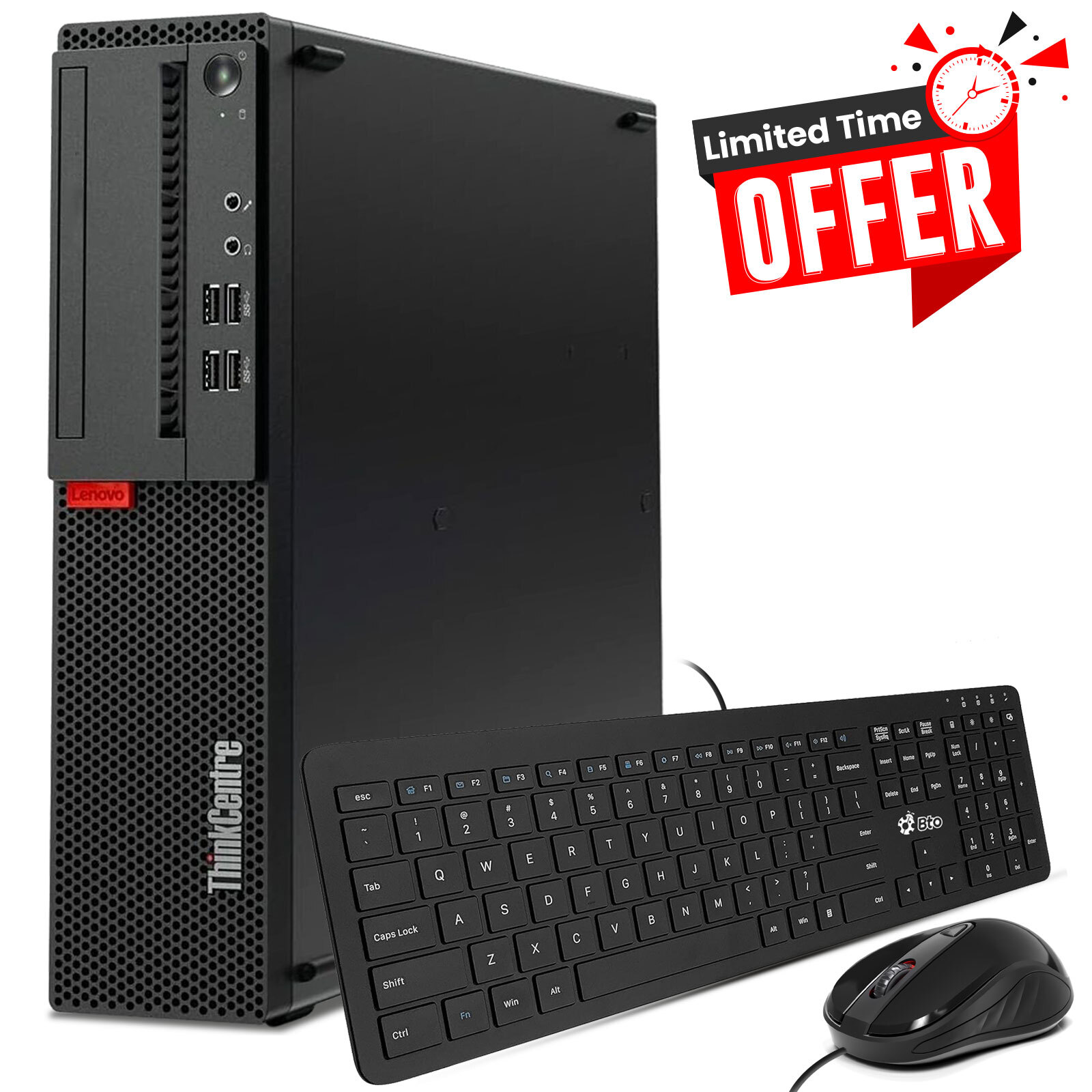 Lenovo SFF Desktop PC Intel i5- 8500 64GB Ram 2TB SSD Built-in Wi-Fi ...