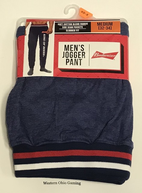 Budweiser Mens King of Beers Lounge Jogger Pants Size Med With Pockets ...