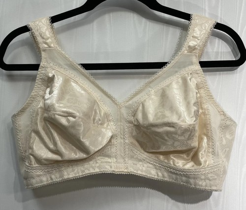 Playtex 18 Hour Ultimate Shoulder Comfort Wireless Bra Beige 40C Style ...