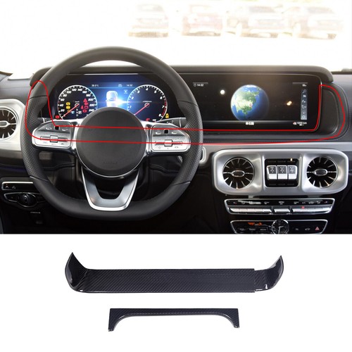 RHD Carbon Fiber Dash Dashboard Display Trim For Mercedes-Benz G-Class ...