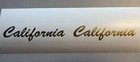 2x Gold California Stickers Size 103mm X 25mm Most Colours | eBay UK