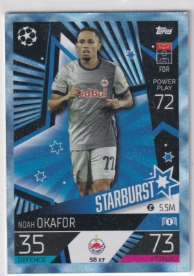 Topps Match Attax Champions League Extra 22/23 Cristallo Sb 27 Noah ...