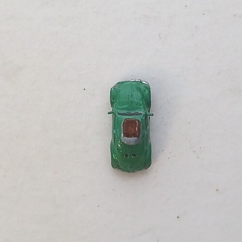 Volkswagon VW Micro Beetle Sedan Bug Diecast Figurine Vintage Green ...