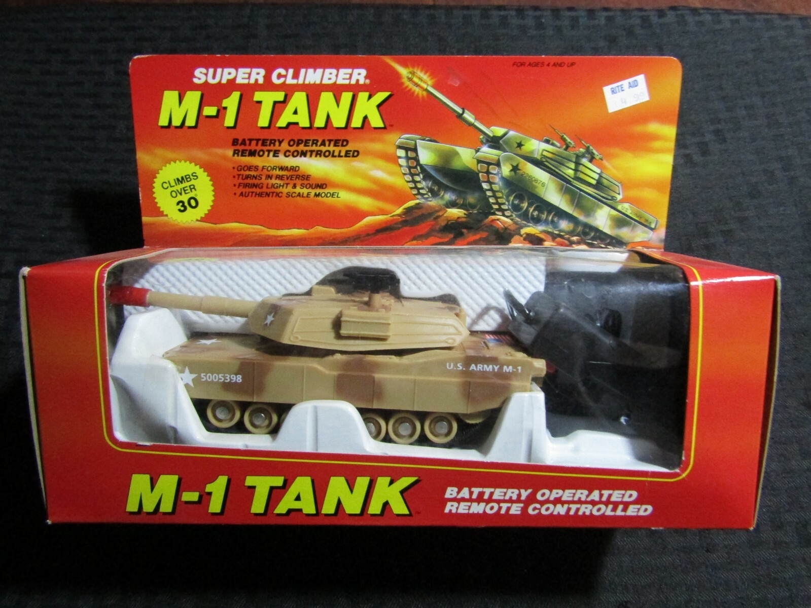 1990 Soma Super Climber M-1 TANK MIB C-7.5 Remote Controlled | eBay
