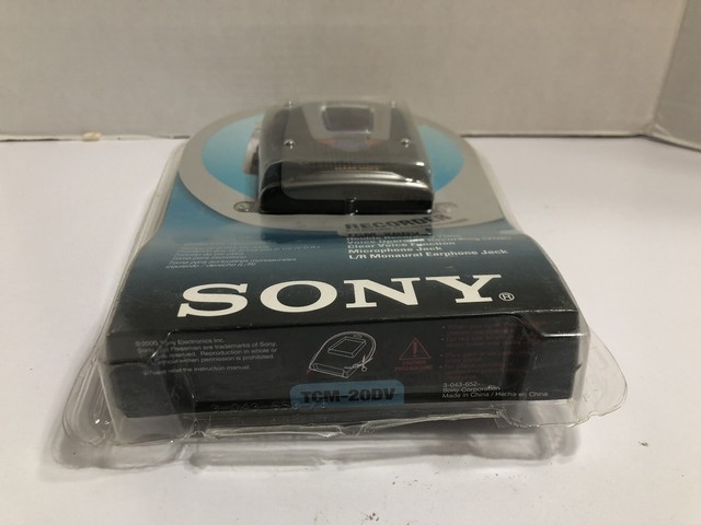 Sony Pressman TCM-220DV Handheld Cassette Voice Recorder for sale ...
