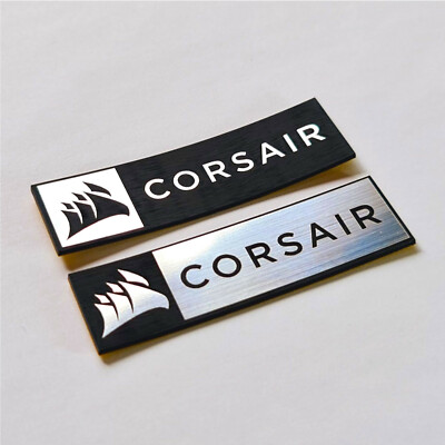 Corsair - Sticker Case Badge Decal - Two Emblems - New Corsair Logo ...