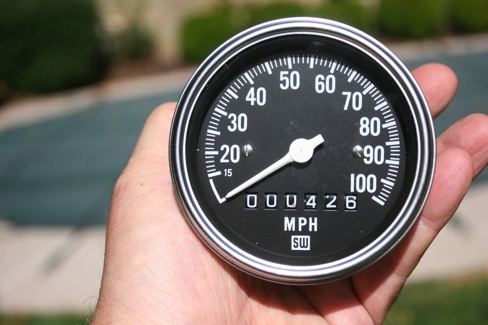 88 1988 VDO / Stewart Warner Vintage 100 MPH 12v Speedometer | 8.88 ...