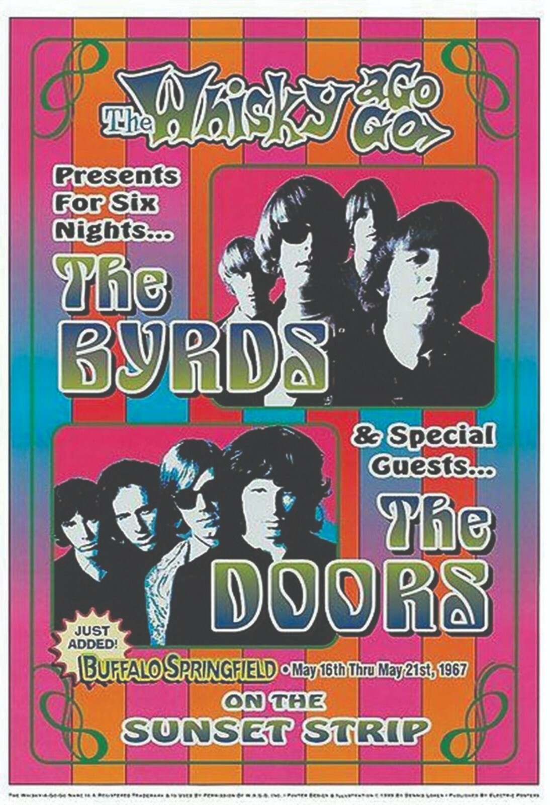 The Byrds Mini Concert Reproduction Poster archival quality | eBay