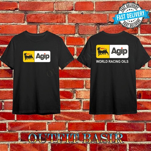 New Agip Racing Oil logo T-Shirt Funny Size S to 5XL | eBay