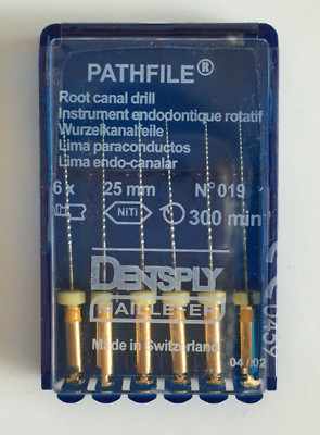 Dentsply Pathfile Root Canal Rotary Dental Files 6 File /Pack #016 25mm ...