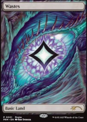 MTG - Wastes Basic Land Promo - P 0001 - Tarkir Dragonstorm | eBay