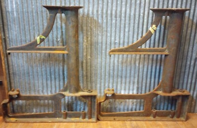 Pair of Cast Iron Machine Legs 31 3/4" Tall x 26 3/8 " Wide | eBay