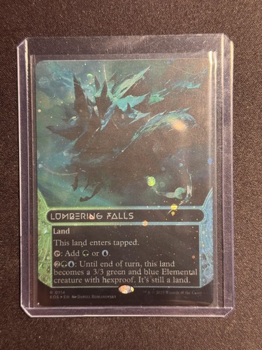 EoE: Stellar Sights Lumbering Falls (Borderless) (Galaxy Foil) #114 MTG ...