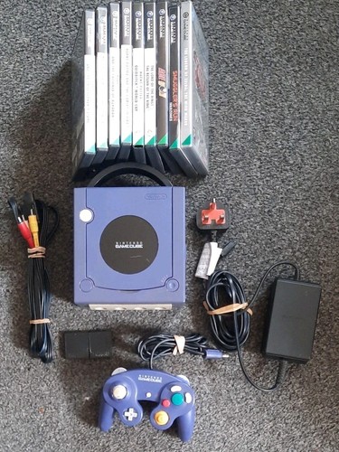 GameCube Console, Purple. With Nine Games. | eBay UK