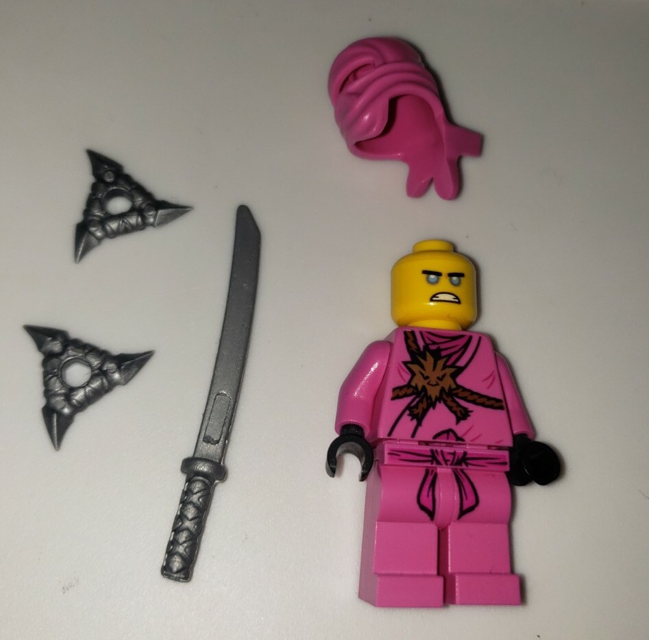 Lego Ninjago 71708 Pink Zane Minifigure Pre-owned | eBay