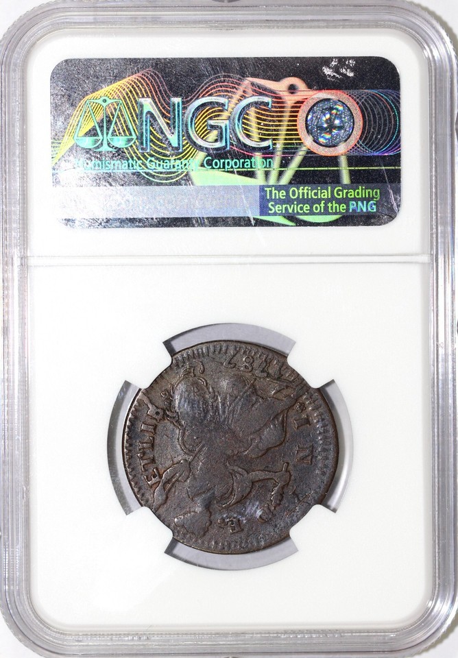 1787 1c 78/87 Bust Left Connecticut Colonial Coin NGC VF 25 | eBay