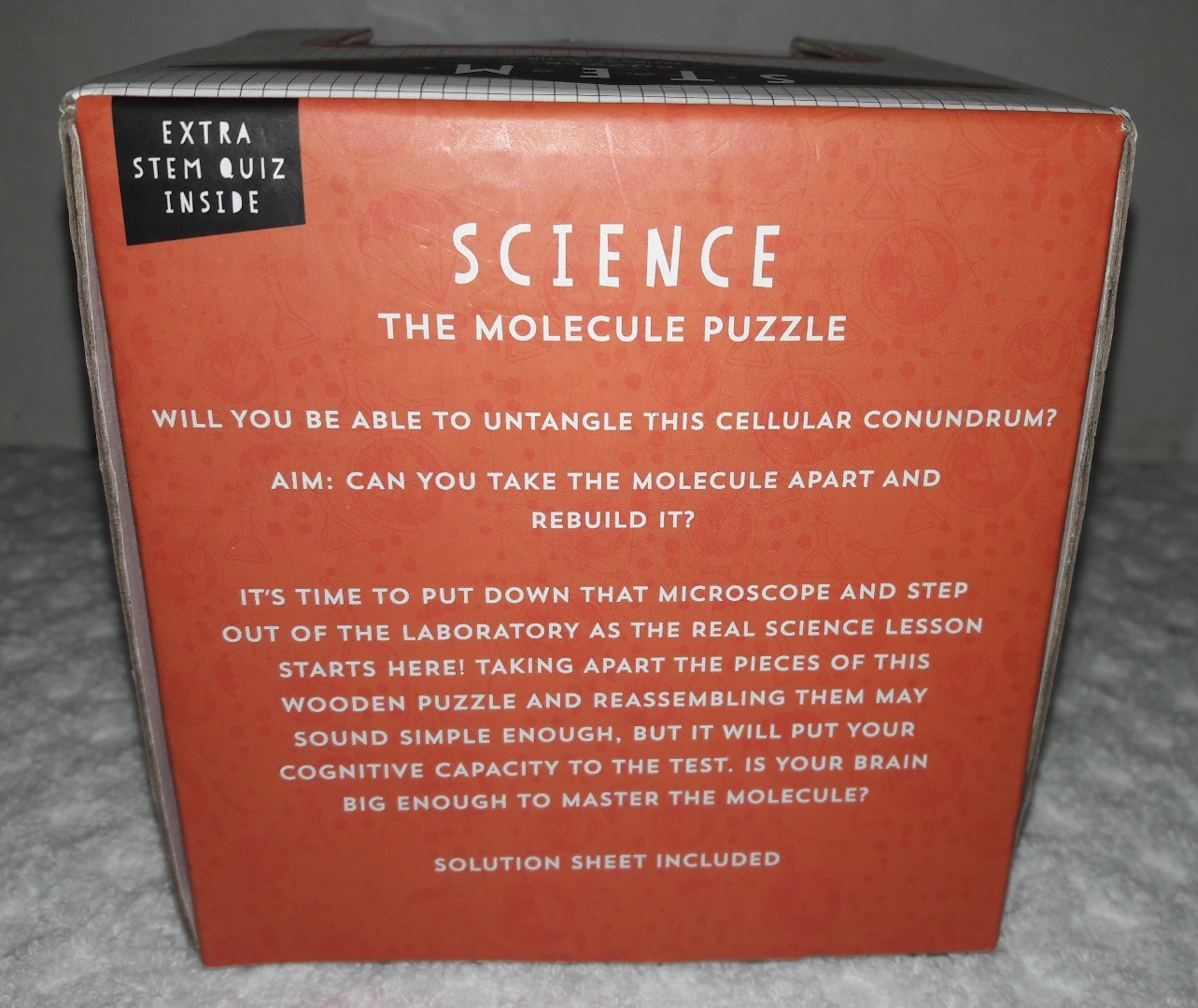 Stem Molecule Puzzle Train Your Brain 8 Years for sale online | eBay