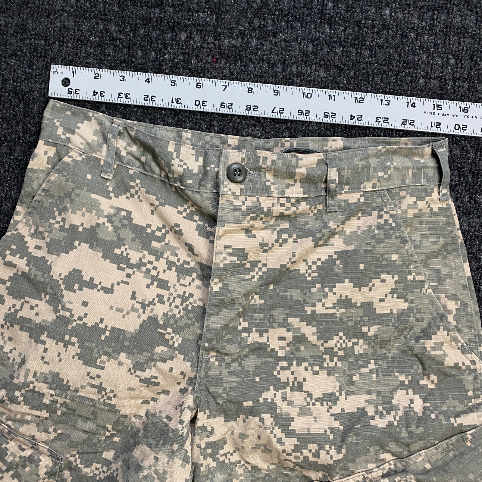 US Army Military Digital Camo Cargo Pants Small Ameri… - Gem