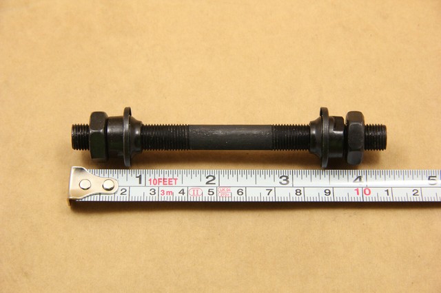 Bicycle Bike Front Axle Hollow Axle 3/8 X 108mm Hub Black 26tpi for ...