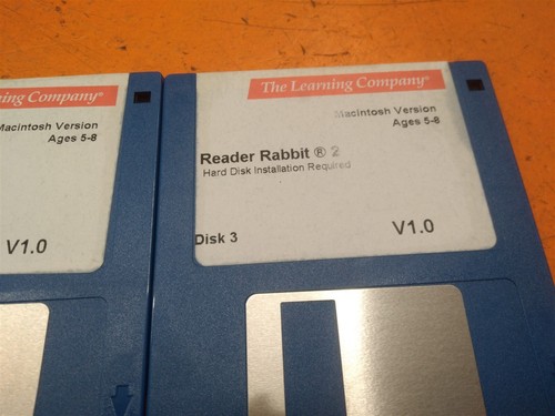 ⭐️⭐️⭐️⭐️⭐️ The Learning Company Reader Rabbit 2 Ages 5-8 3.5 Floppy 3 ...