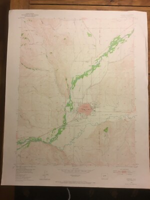 Gunnison Quadrangle Colorado 1954 Vintage Topographic USGS Map County ...