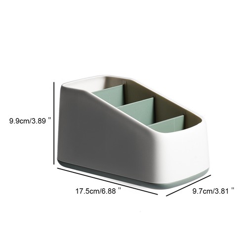 TV Remote Control Holder Table Storage Box 4 Grid Desktop Tidy ...