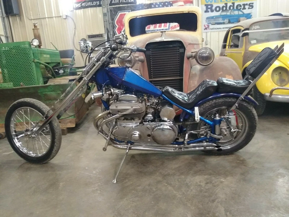 Rare Ariel Square Four Was Converted Into a Chopper
