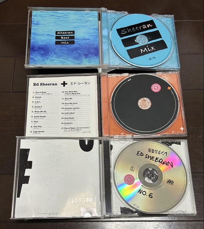 Japan Edit. Ed Sheeran Album 5CD Set + No.6 Collaborations Obi Included ...