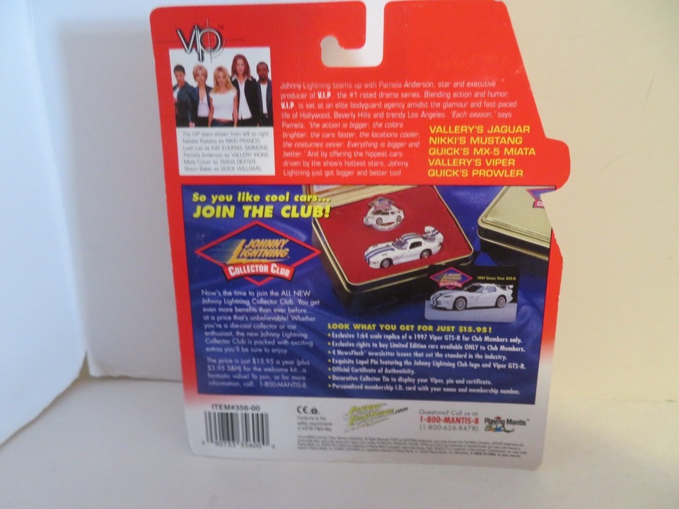 Johnny Lightning VIP TV Show Vallery Irons Vallery's Jaguar Blue 2000 ...