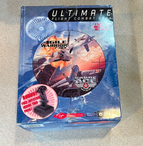 ULTIMATE FLIGHT CD Rom COMBAT PACK (Sams Club Exclusive) -- Joystick ...